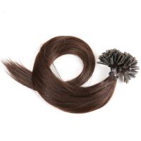 China U Tip Real Human Clip In Hair Extensions Straight , Remy Fusion Extensions for sale