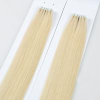 China #60 Lightest Blonde Real Human Hair Tape In Extensions Straight Texture for sale