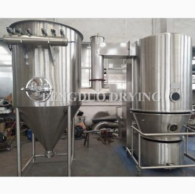 China Incompact Fluid Bed Dryer Granulator Food Additives Fluidized Bed Dryer In Food Industry for sale