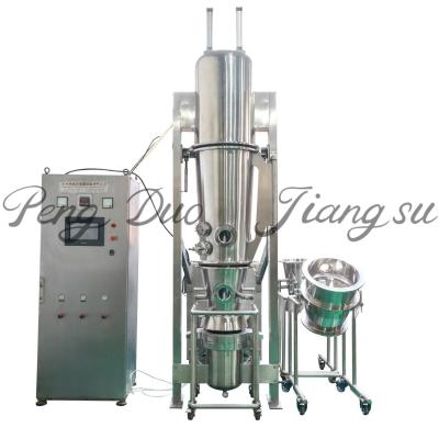 China Industrial Pharmaceutical Fluid Bed Granulator with Integrated Multi-Process Functions and Full 304/316 Stainless Steel Construction for sale