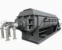 China Industrial Hollow Paddle Dryer Featuring Wedge Shaped Paddle for Enhanced Heat Transfer and Drying of Sludge and Chemicals for sale
