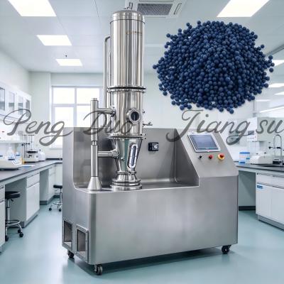 China Compact and Fluidizing Dryer Granulator Coater Pelletizer Spray Drying Machine for Pharmaceutical Food and Chemical Material Processing for sale