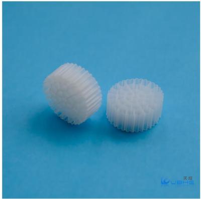 China MBBR Moving Bed Biofilm Reactor Media 25x10mm HDPE Bio Carrier for Wastewater Treatment for sale