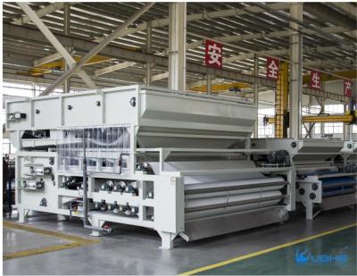 China Industrial Three Belt Filter Press DTE3-1000 for Solid Liquid Separation 1000mm for sale