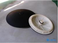 China 9 Inch Fine Bubble Disc Diffuser EPDM Membrane Cone Diffuser 1mm Perforations for sale