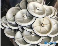 China 9 Inch Fine Bubble Disc Diffuser EPDM Membrane Cone Diffuser 1mm Perforations for sale