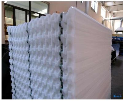 China Polypropylene Lamella Tube Settler Clarifier Inclined Plate Settler PSS-50 for Sewage Treatment for sale