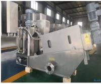China Mechanical Multi Disc Screw Press Dewatering for Oily Sludge 2000-50000 mg/L for sale