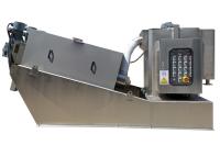 China DUBHE TSDL Multi Disk Screw Sludge Dewatering Machine Stainless Steel PLC Control 1 Year Warranty for sale