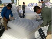 China FRP PP Lamella Plate Settler 60 Degree Angle 1000x1000x866 for Sewage Treatment for sale