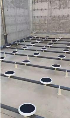 China Fine Bubble Disc Diffuser 2mm EPDM Membrane 0.2-0.6m3/min Air Consumption for sale