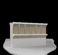 China DEM140-50s Flat Sheet Membrane Bioreactor MBR Replaces Toray TMR140 Series 50m2 for sale