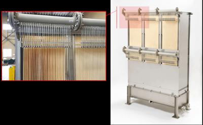 China DEM140-100s Flat MBR Membrane Bioreactor Replaces TORAY TMR140 Series 100m3/Day for sale