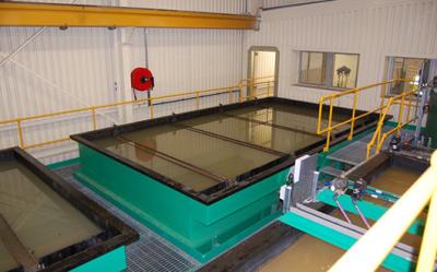 China PVC PP Lamella Tube Settler 60 Degree Installation Angle 1000x1000x866 mm for Industrial Wastewater Treatment for sale