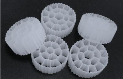 China MBBR Biofilm Carrier for Wastewater Treatment 500m2/m3 Surface 5-15 Days Hanging Time for sale