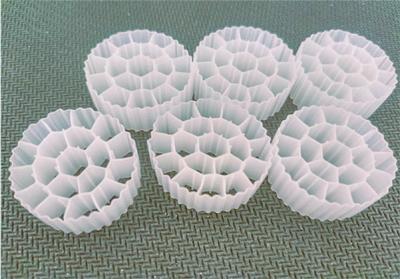 China HDPE MBBR Biofilm Carrier for Wastewater Treatment >500 m2/m3 Efficient Surface 5-15 Days Membrane Hanging for sale