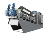 China Multi Disc Screw Dewatering Press PLC Control Stainless Steel 230-6900kg for sale