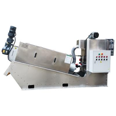 China Multi Disc Screw Press 230-6900kg Net Weight Mud Cake Outlet 265-801mm PLC Control for sale