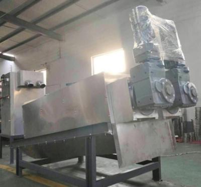 China DUBHE TSDL Multi Disk Screw Sludge Dewatering Machine Stainless Steel PLC Control High Capacity for sale