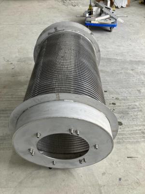 China Stainless Steel Internal Rotary Drum Screen 0.25mm-3mm for Wastewater Treatment for sale