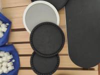 China SSI Disc Type Diffuser 9 12 Inch 1mm 2mm Hole Size EPDM PTFE Membrane Aeration for sale