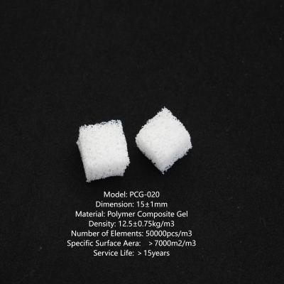 China MBBR Biofilm Carrier HDPE >500 m²/m³ Specific Gravity 0.96 g/cm³ for Wastewater Treatment for sale