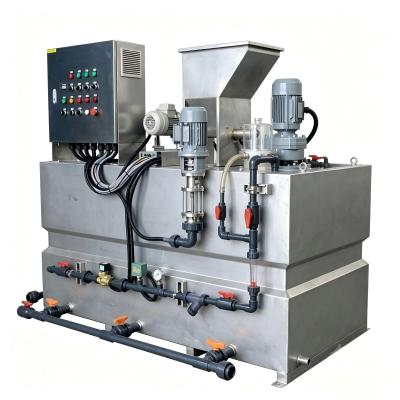China Automatic Polymer Dosing Machine with Stainless Steel SUS304 / PP Construction and 1000-5000 L/h Preparation Capacity for Municipal Wastewater Treatment for sale