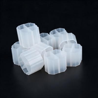 China Bio Media MBBR Filter Carriers HDPE Biological Treatment Media for Industrial Wastewater Plants South America for sale