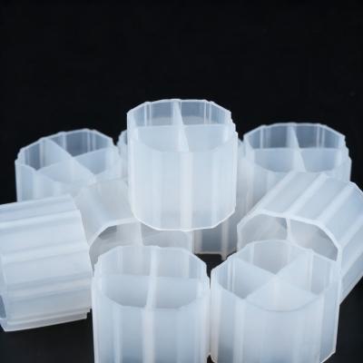 China MBBR Media Virgin HDPE Moving Bed Biofilm Reactor Carrier Hydrophilic Surface 800 m²/m³ for Latin America Wastewater for sale