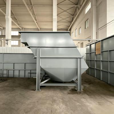 China Textile Dye Wastewater Lamella Settler Color Removal Inclined Plate Clarifier for Printing Effluent 10-50m³/h for sale