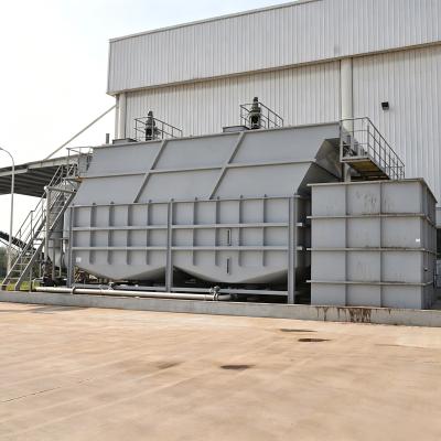 China Industrial Wastewater Treatment Lamella Clarifier Inclined Plate Settler for Food Processing WWTP Plants for sale