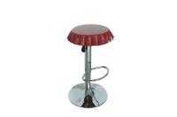 China Adjustble Bar Stool Chair Powder Coating Colorful Stainless Steel Barstool for sale