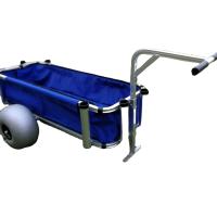 China Large Size Balloon Wheel Fishing Wagon Cart Aluminum Beach Cart Modern Design for sale