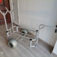 China Capacity 500lbs Beach Fishing Cart Beach Cart With Balloon Wheels for sale