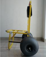 China OEM OBM Big Blloon Wheel Fishing Wagon Cart Balloon Tire Fishing Cart for sale