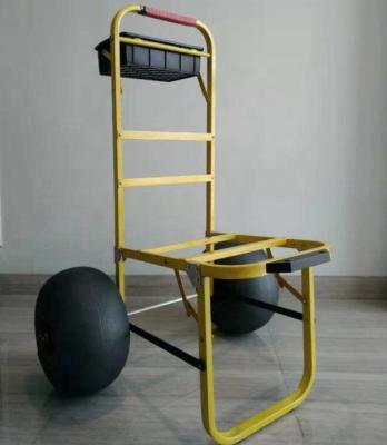 China OEM OBM Big Blloon Wheel Fishing Wagon Cart Balloon Tire Fishing Cart for sale