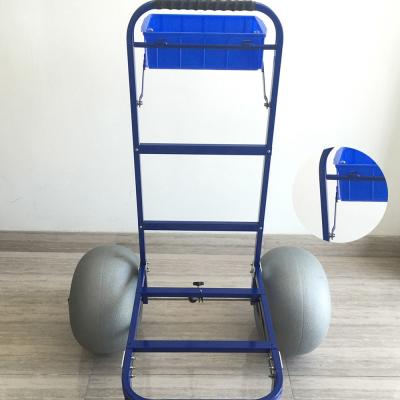 China Camping Outdoor Fishing Wagon Cart Mesh Structure Carp Fishing Trolley for sale