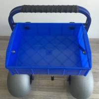 China Camping Outdoor Fishing Wagon Cart Mesh Structure Carp Fishing Trolley for sale