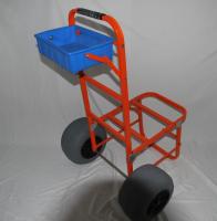 China Superior Utility Outdoor Fishing Wagon Cart Aluminum Folding Fishing Wagon for sale