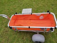 China Utility Folding Portable Fishing Cart Industrial Beach Fishing Cart With Big Wheels for sale