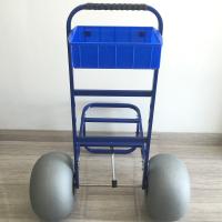China Two Wheel Fishing Wagon Cart Lightweight Outdoor Camping Fishing Beach Cart for sale