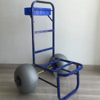 China Two Wheel Fishing Wagon Cart Lightweight Outdoor Camping Fishing Beach Cart for sale