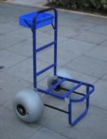 China Light Weight Collapsible Fishing Cart Beach Wagon For Soft Sand for sale