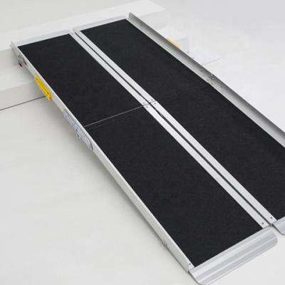 China Outdoor Practical Foldable Wheelchair Ramp Staircase Bus Wheelchair Ramp for sale