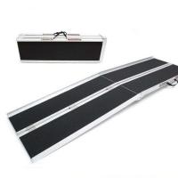 China ISO9001 TS 16949 Wheelchair Aluminum Ramp Bus Wheelchair Ramp 350KG Load for sale