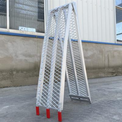 China Folding Ladder Aluminum Motorcycle Loading Ramps Heavy Duty for sale