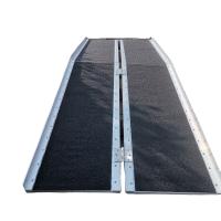 China Custom Logo Black Aluminum Loading Ramps Wheelchair Ramps For Homes for sale