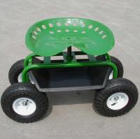 China Air Wheels TC4501B Garden Scooter Cart Rolling Garden Cart With Seat for sale