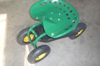China Outdoor Rolling Garden Cart Scooter Garden Wagon Stool TC4501B for sale