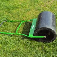 China Ration Base Lawn Grass Roller Outdoor Handle Garden Grass Roller for sale